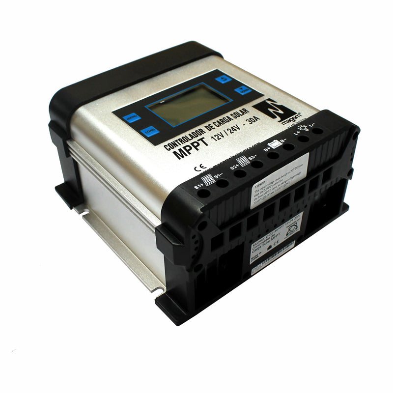 CONTROLADOR DE CARGA SOLAR MPPT 12/24V 30A – Hipercentro Electrónico