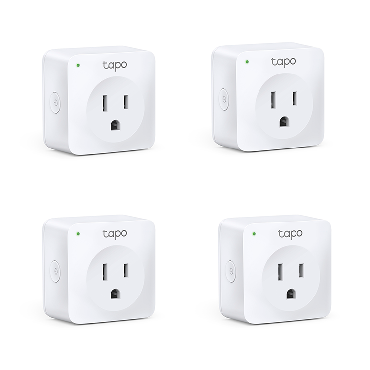 Pack x 4 und. de mini contacto de Wi-Fi inteligente TAPO P100 TP-Link ...