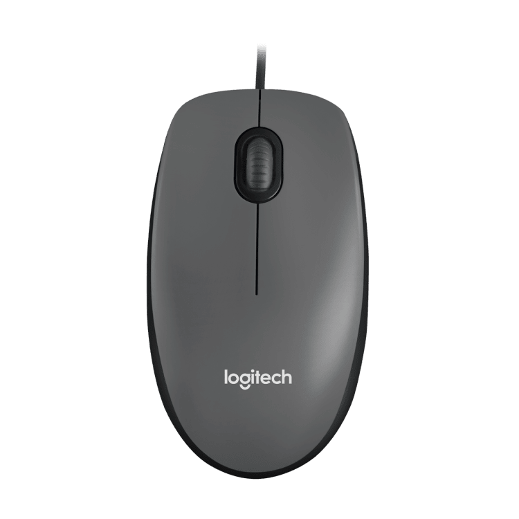 Mouse con cable de tamaño normal M90 Logitech – Hipercentro Electrónico
