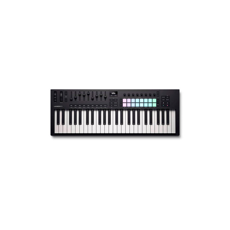 TECLADO CONTROLADOR MIDI COMPLETAMENTE INTEG LAUNCHKEY 49 MK4 ...